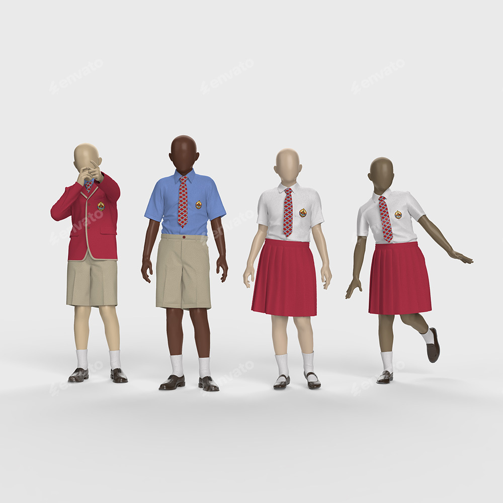 School Uniform Mock-Up, Graphics | GraphicRiver