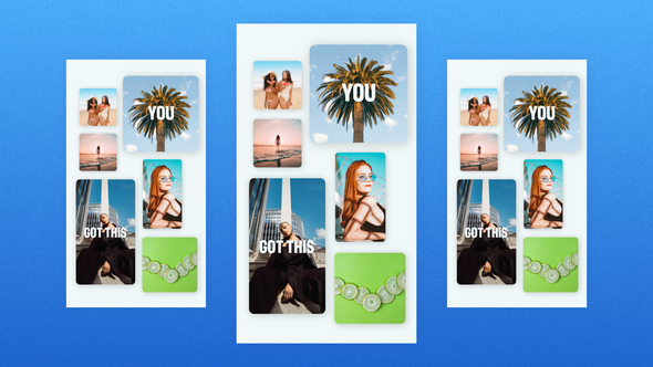 Vertical Pulse Frames, Premiere Pro Templates | VideoHive