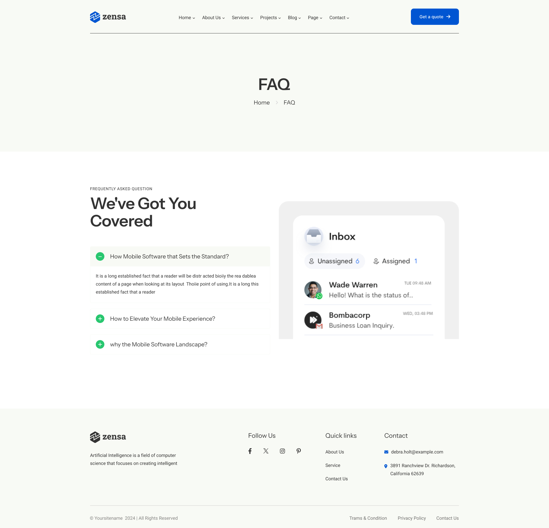 zensa - Creative Multipurpose Figma Template by Mugli | ThemeForest