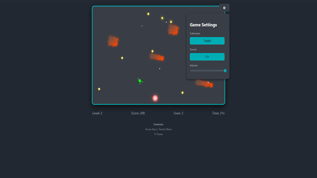 GemRush: HTML5 Arcade Game Template - Pure JavaScript & Mobile Ready by laxsaj