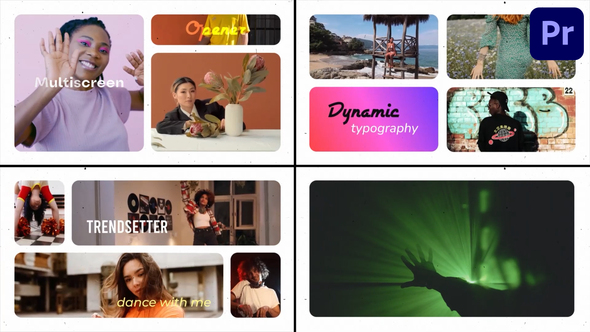 Multiscreen Typo for Premiere Pro, Premiere Pro Templates | VideoHive