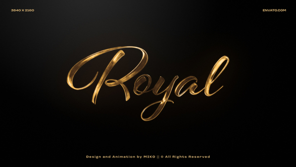 Gold Logo Intro, After Effects Project Files | VideoHive