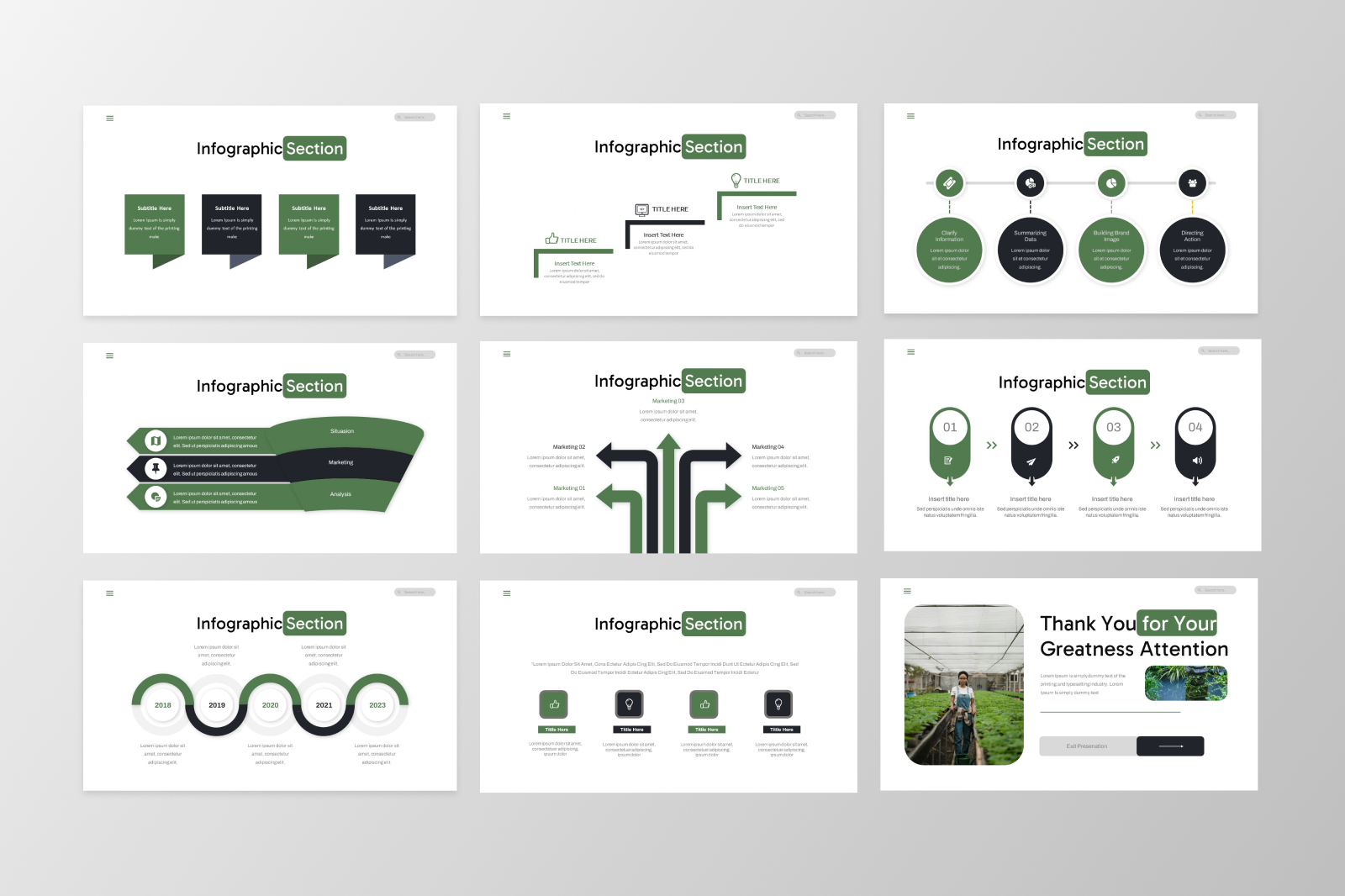 Renewable Green Energy PowerPoint Template, Presentation Templates