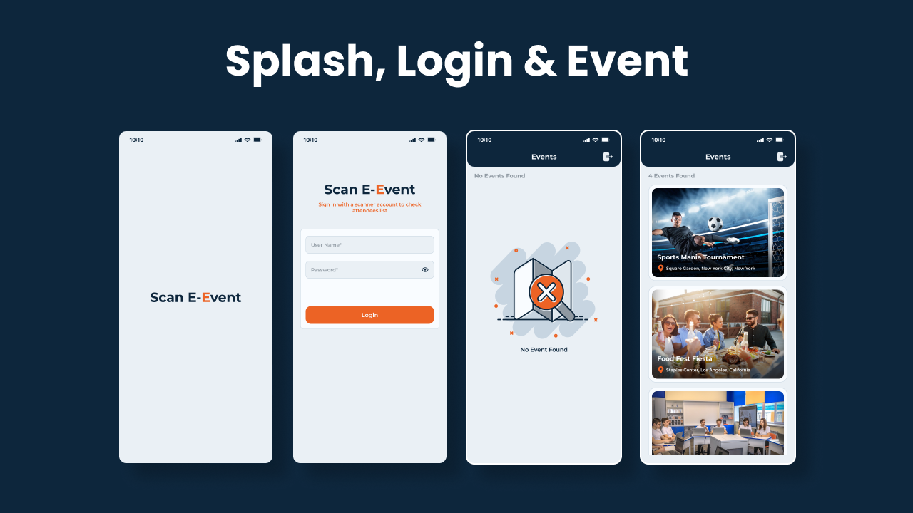 Scan E-Event - Event Ticket Scanner Mobile Application | Flutter ...
