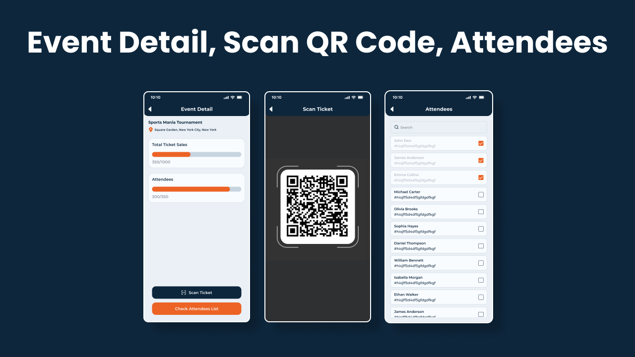 Scan E-Event - Event Ticket Scanner Mobile Application | Flutter ...