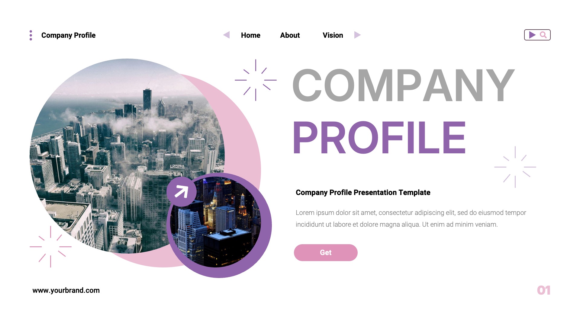 Company Profile PowerPoint Template, Presentation Templates | GraphicRiver