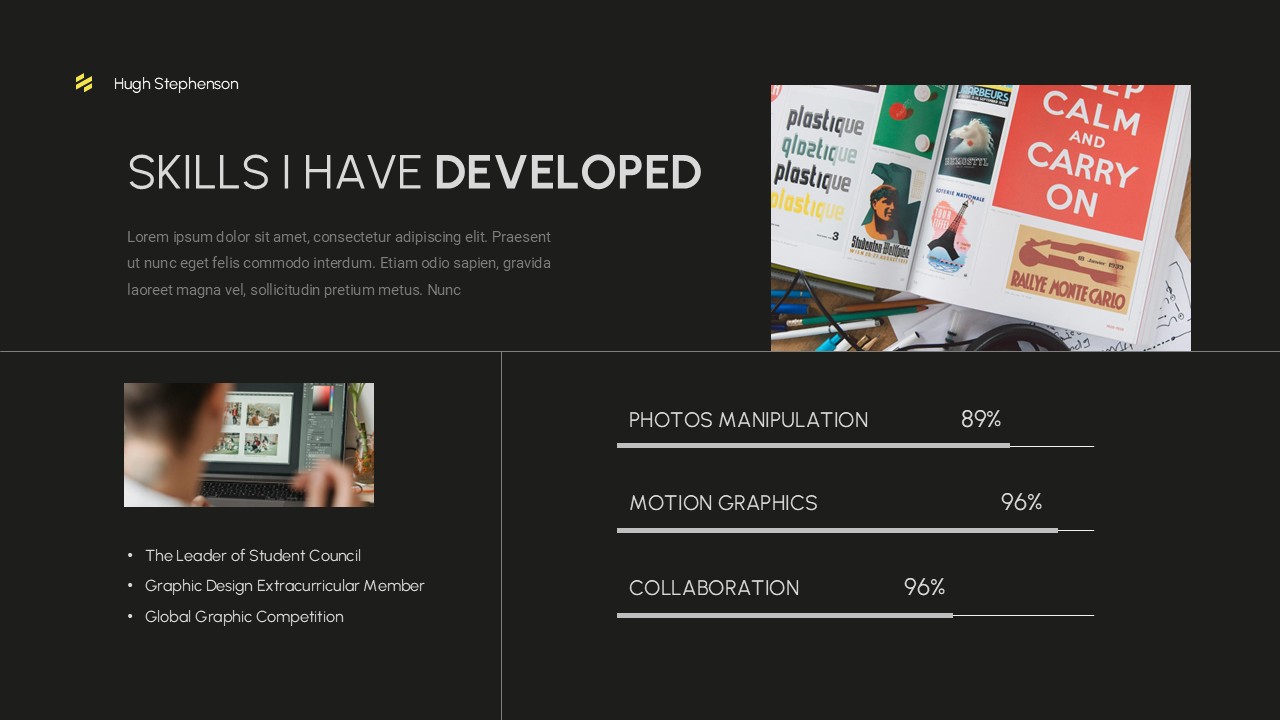 Design Portfolio PowerPoint Template, Presentation Templates | GraphicRiver