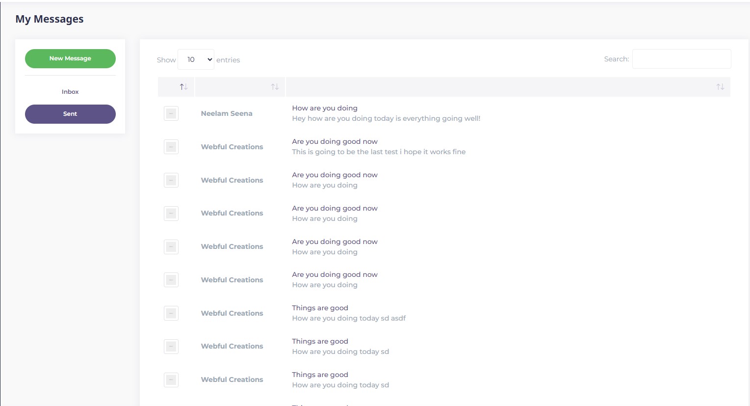 PHP Login & User Management with message center by webfulcreations