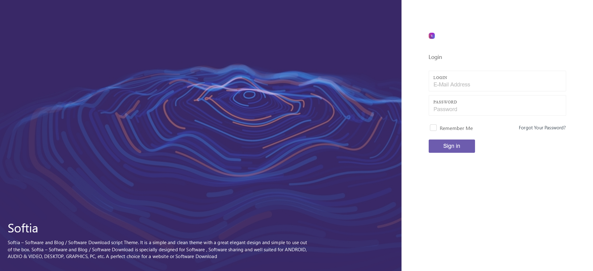 Softia – Software and Blog / Download script Theme by Gorella | CodeCanyon