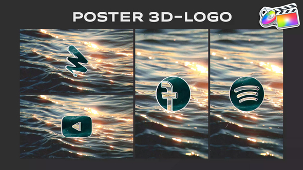 Poster 3D Logo for FCPX, Apple Motion Templates | VideoHive