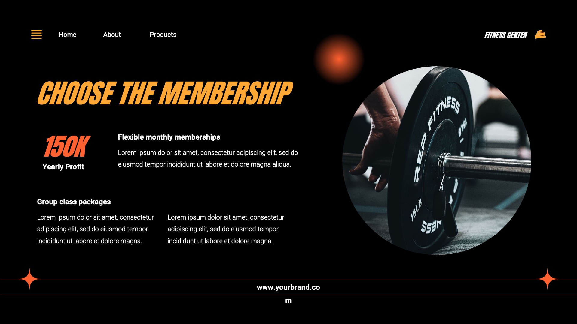 Fitness PowerPoint Template, Presentation Templates | GraphicRiver