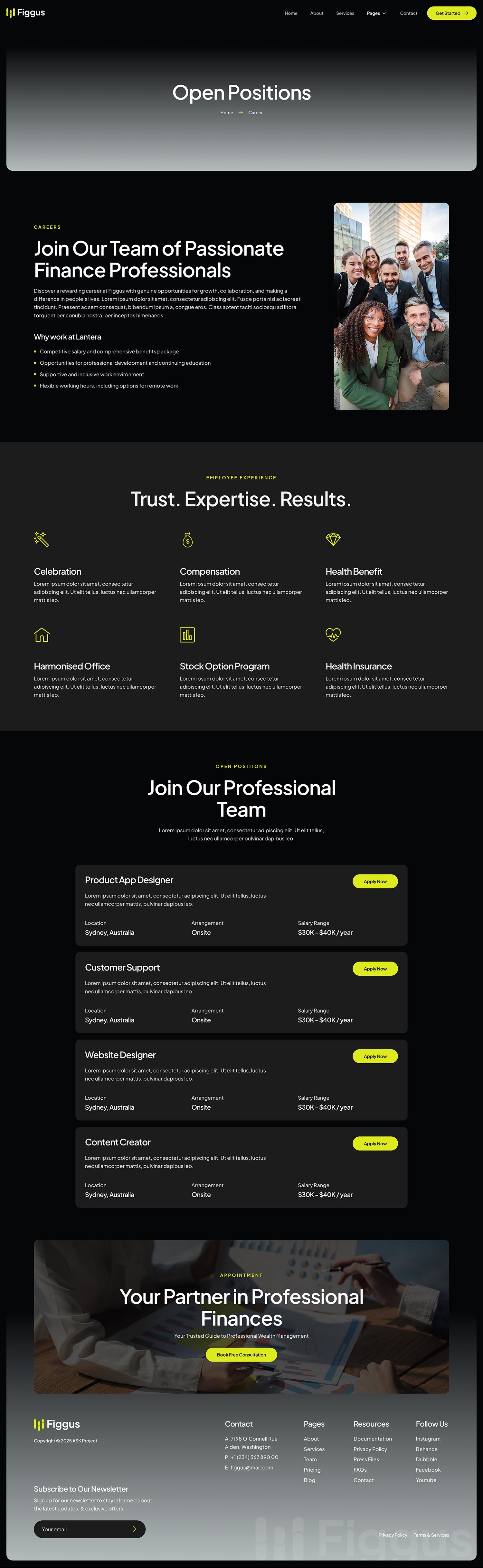 Figgus - Finance & Investment Elementor Template Kit by askproject