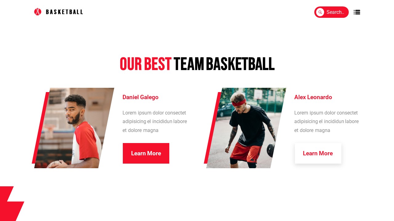 Basketball Google Slide Template, Presentation Templates | GraphicRiver