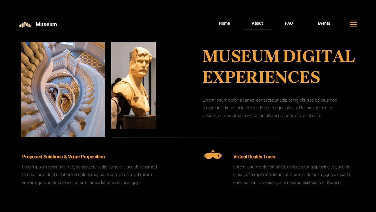 Museum PowerPoint Template, Presentation Templates | GraphicRiver