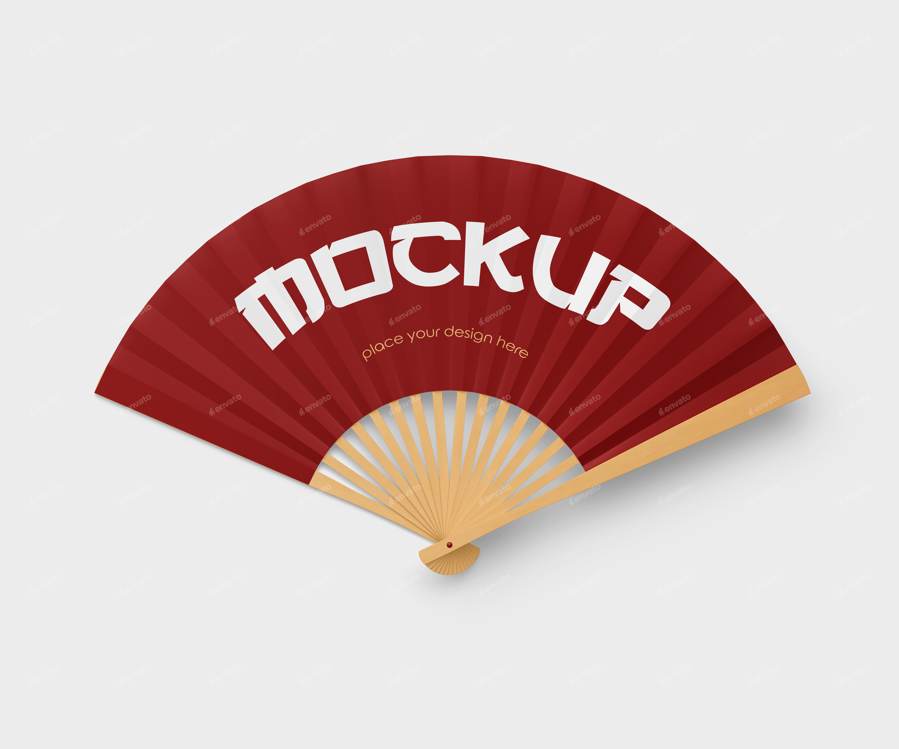 Hand Fan Mockup Set, Graphics | GraphicRiver