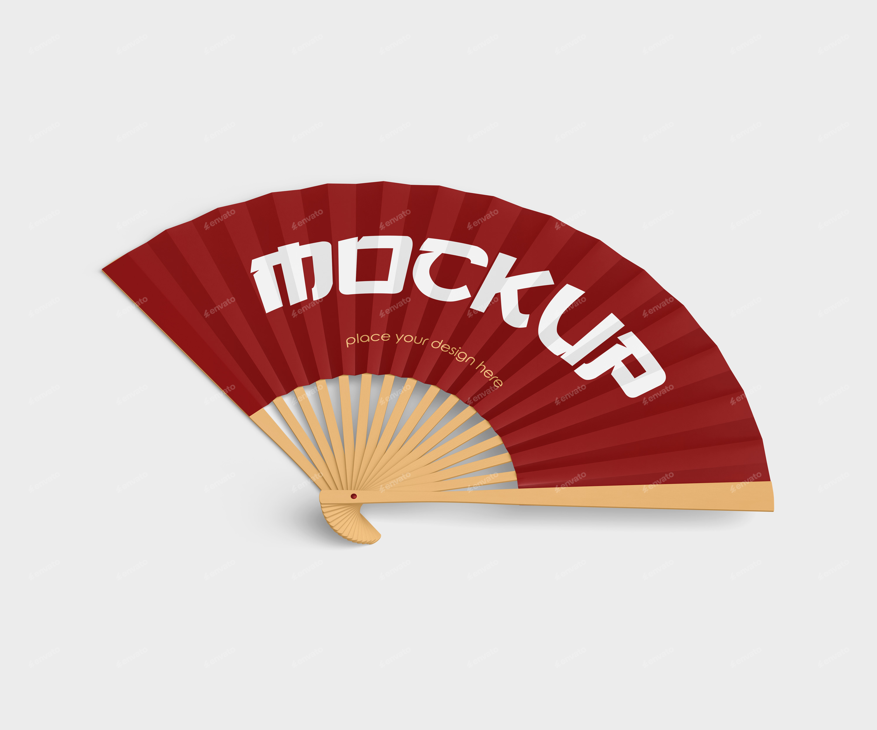 Hand Fan Mockup Set, Graphics | GraphicRiver