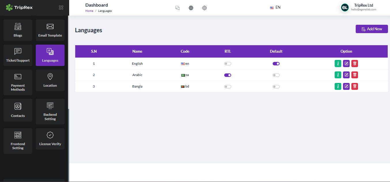 TripRex - Travel Agency and Tour Booking Laravel Script by egenslab