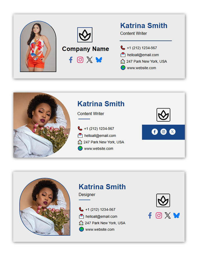 HTML Responsive Email Signature Bundle by QuickArtisan | CodeCanyon