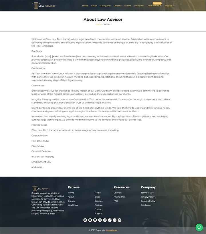 LawAdvisor - Seamless Tele-Advisory Platform & Virtual Legal Services ...