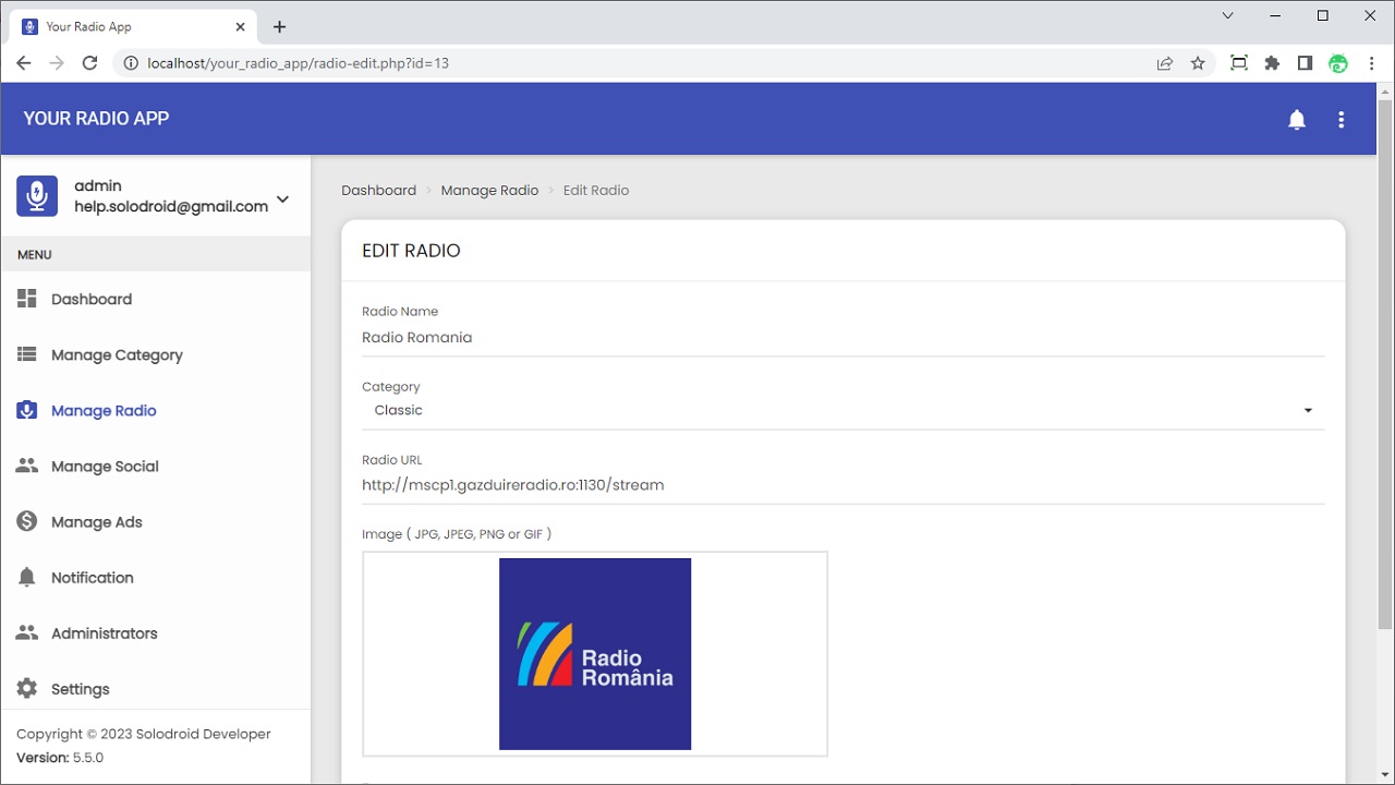 Your Radio App by solodroid | CodeCanyon