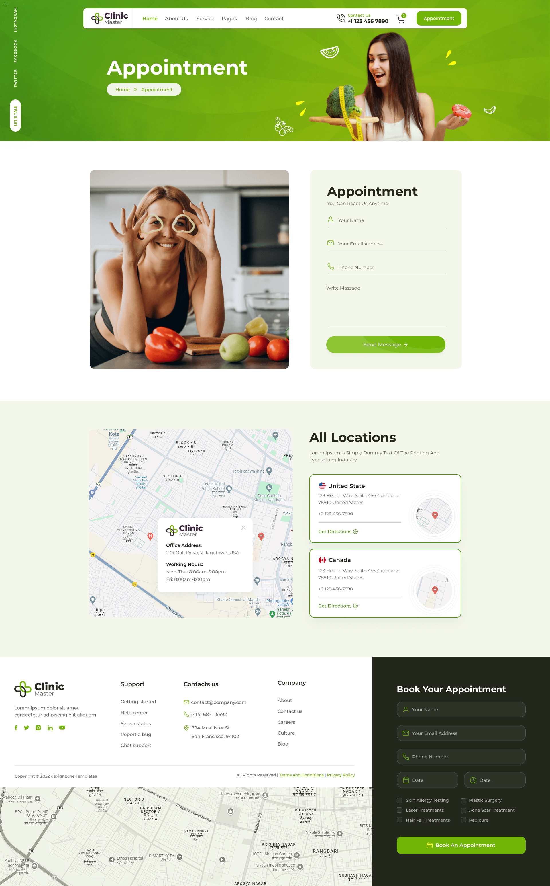 ClinicMaster | Medical Hospital & Doctor Multipurpose Figma Template by ...