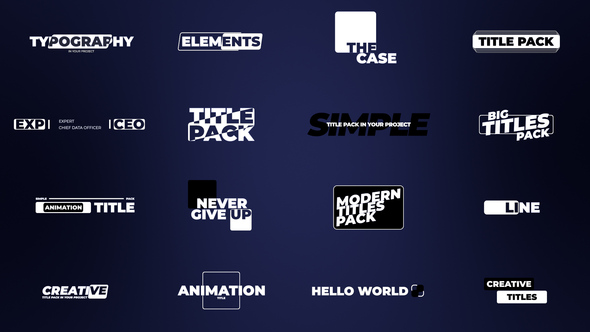 Colorful Shadow Titles - MOGRT, Premiere Pro Templates | VideoHive