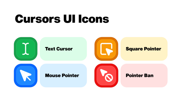Cursors UI Icons, After Effects Project Files | VideoHive