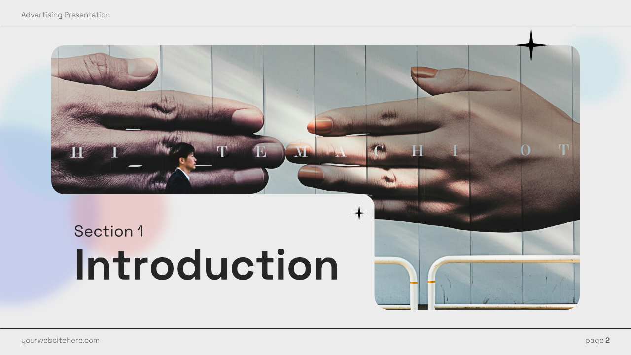 Creative Aesthetic Advertising Presentation, Presentation Templates