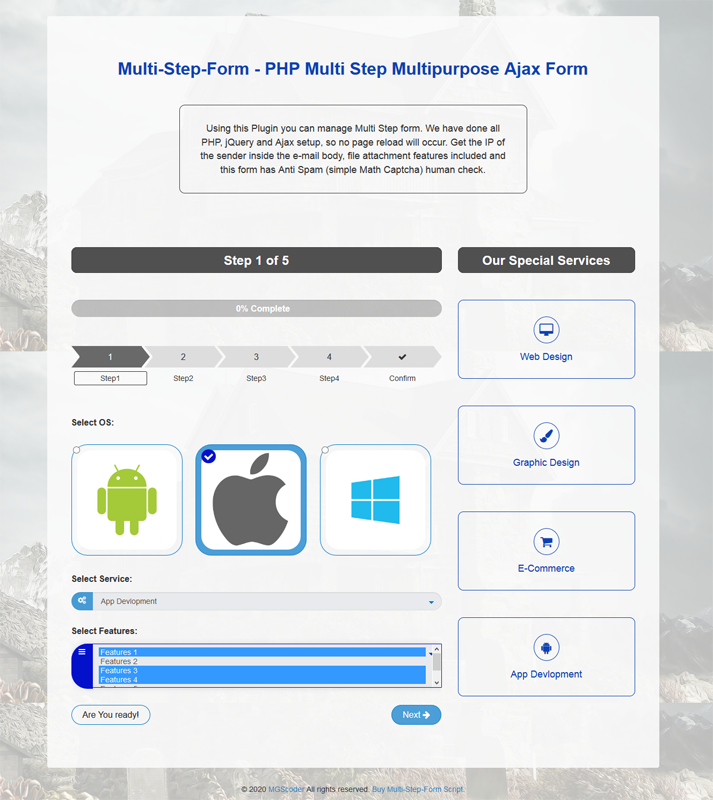 PHP Forms Bundle - Multi Step Recommendation Popup and Contact Forms ...