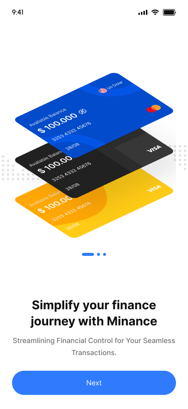 Minance - Finance & Bank Management React Native CLI App Ui Kit by ...