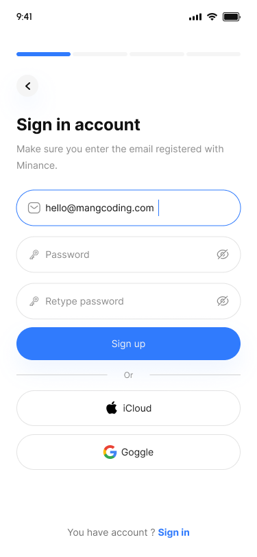 Minance - Finance & Bank Management React Native CLI App Ui Kit by ...