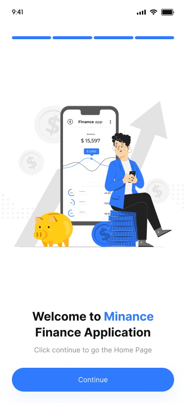 Minance - Finance & Bank Management React Native CLI App Ui Kit by ...