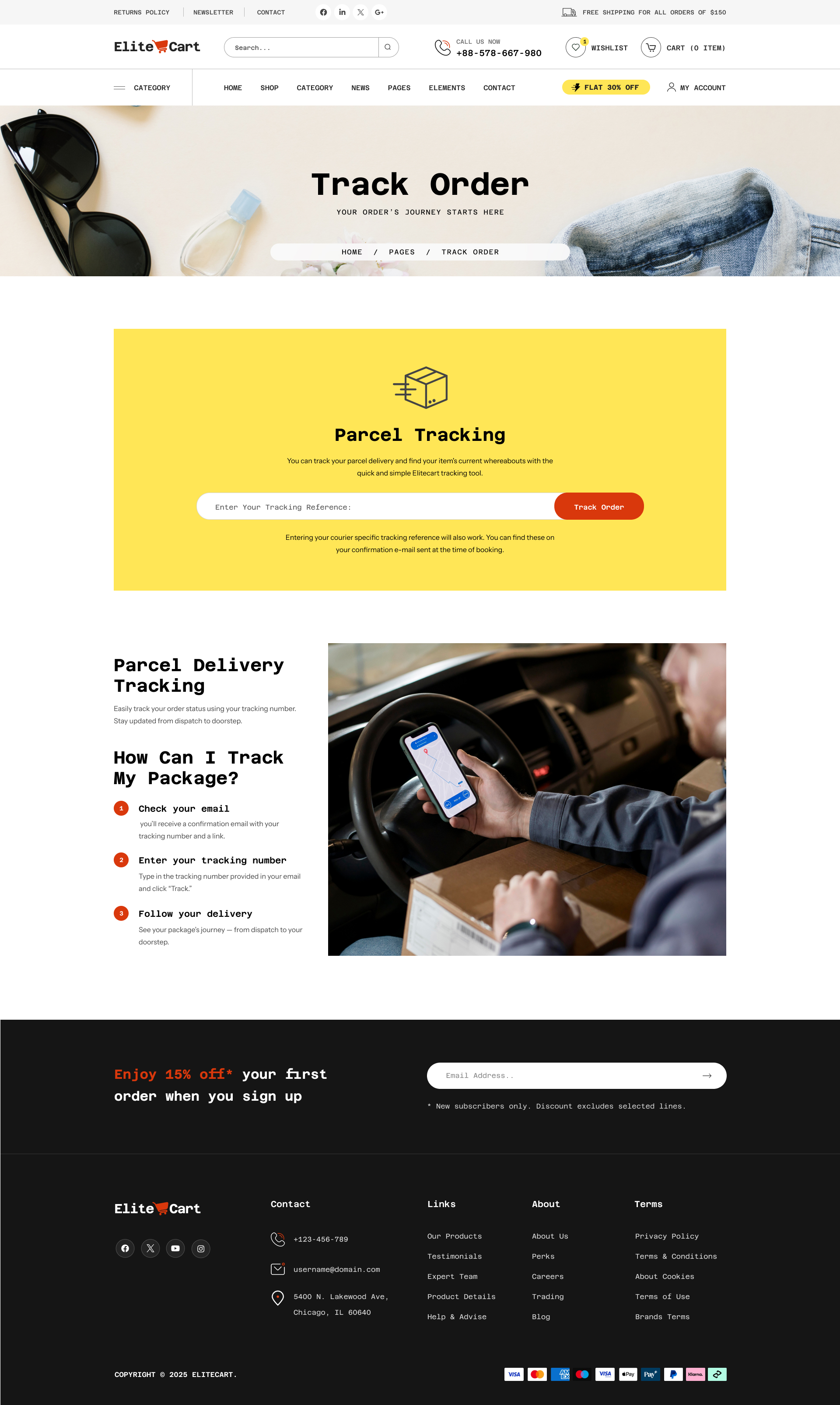 EliteCart - Multipurpose Fashion Shop Figma Template by KinixThemes
