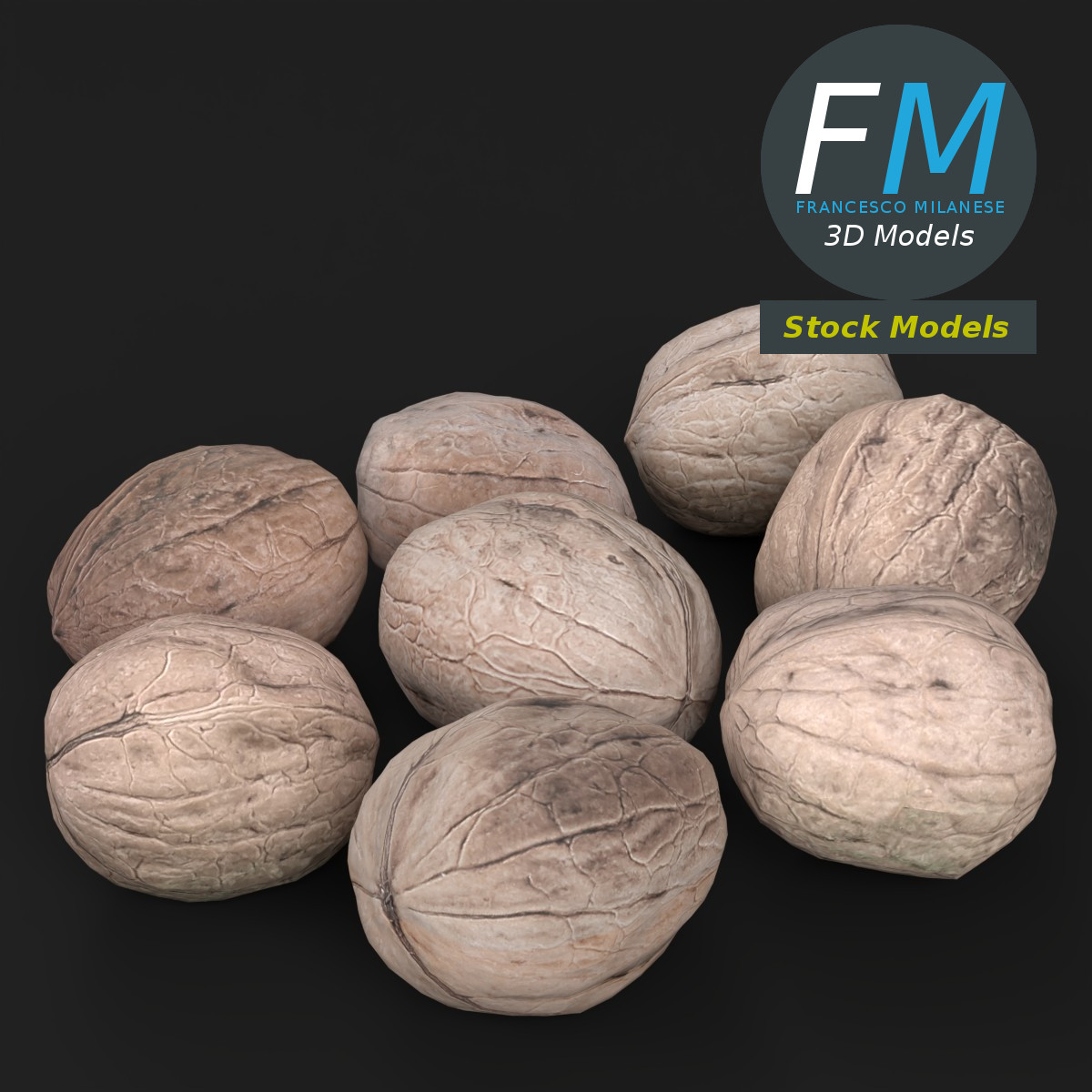 Whole Walnut Shells by FrancescoMilanese85 | 3DOcean