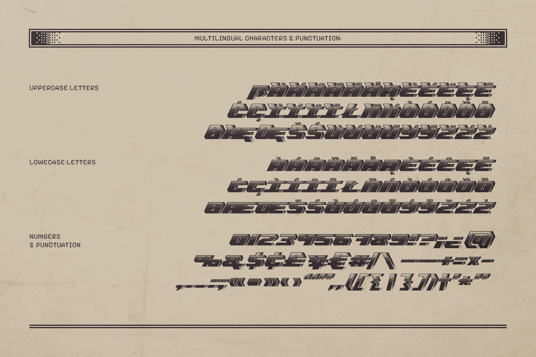 Dither Byte - Vintage Pixel Font, Fonts | GraphicRiver