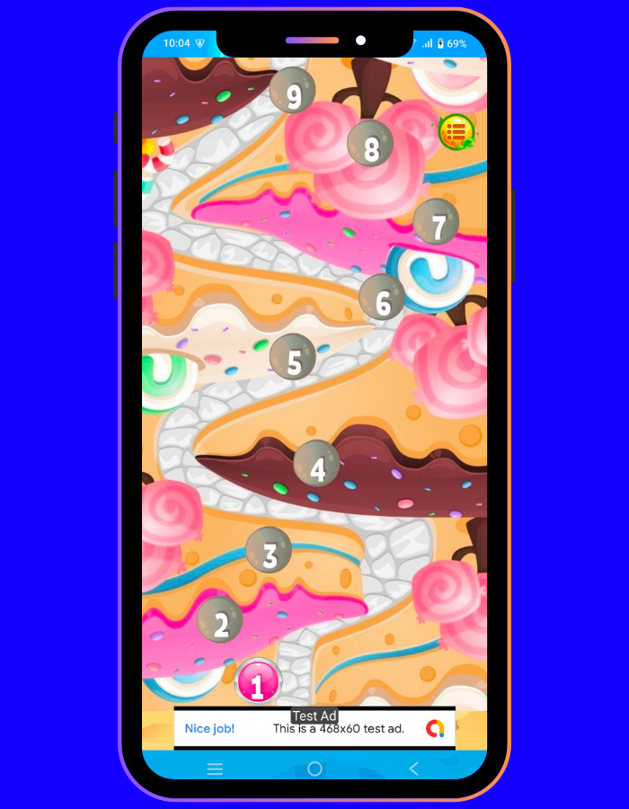 Sugar Rush 100 – Sweet Arcade Game Built with HTML5, CSS3, JavaScript in Android Studio by ...