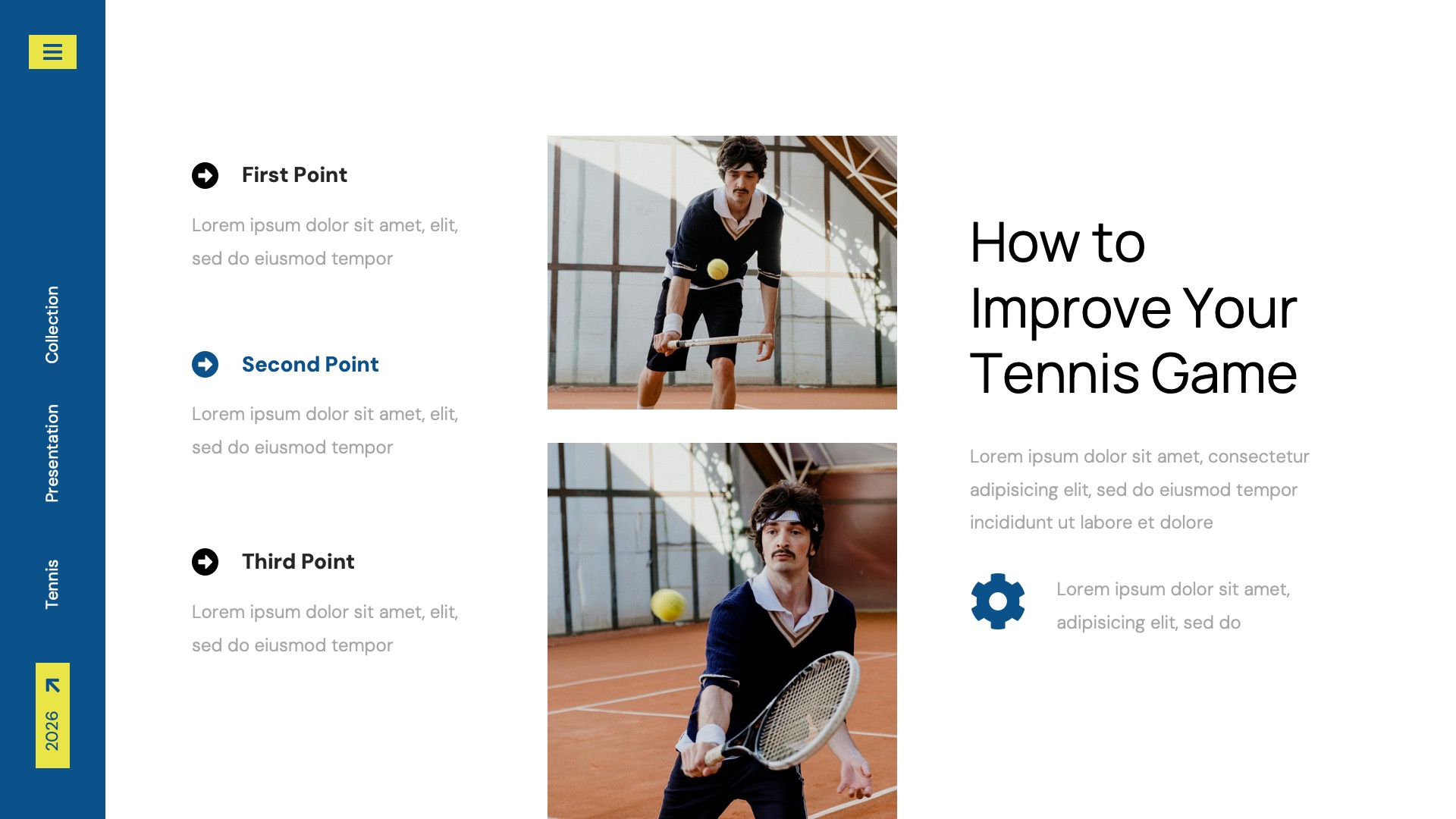 Tennis PowerPoint Template, Presentation Templates | GraphicRiver