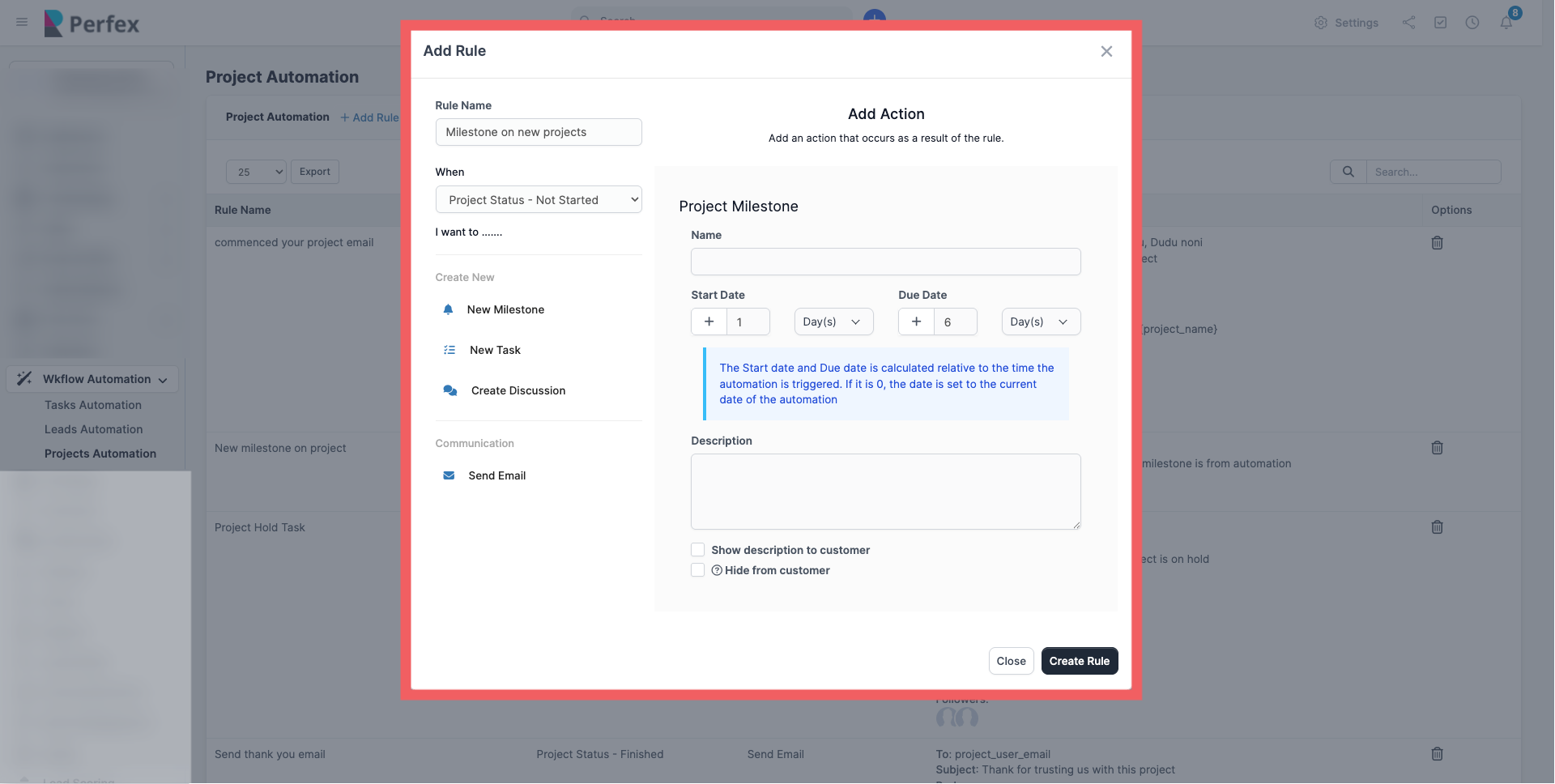 Workflow Rules and Automation Module for Perfex by flexibyte88 | CodeCanyon