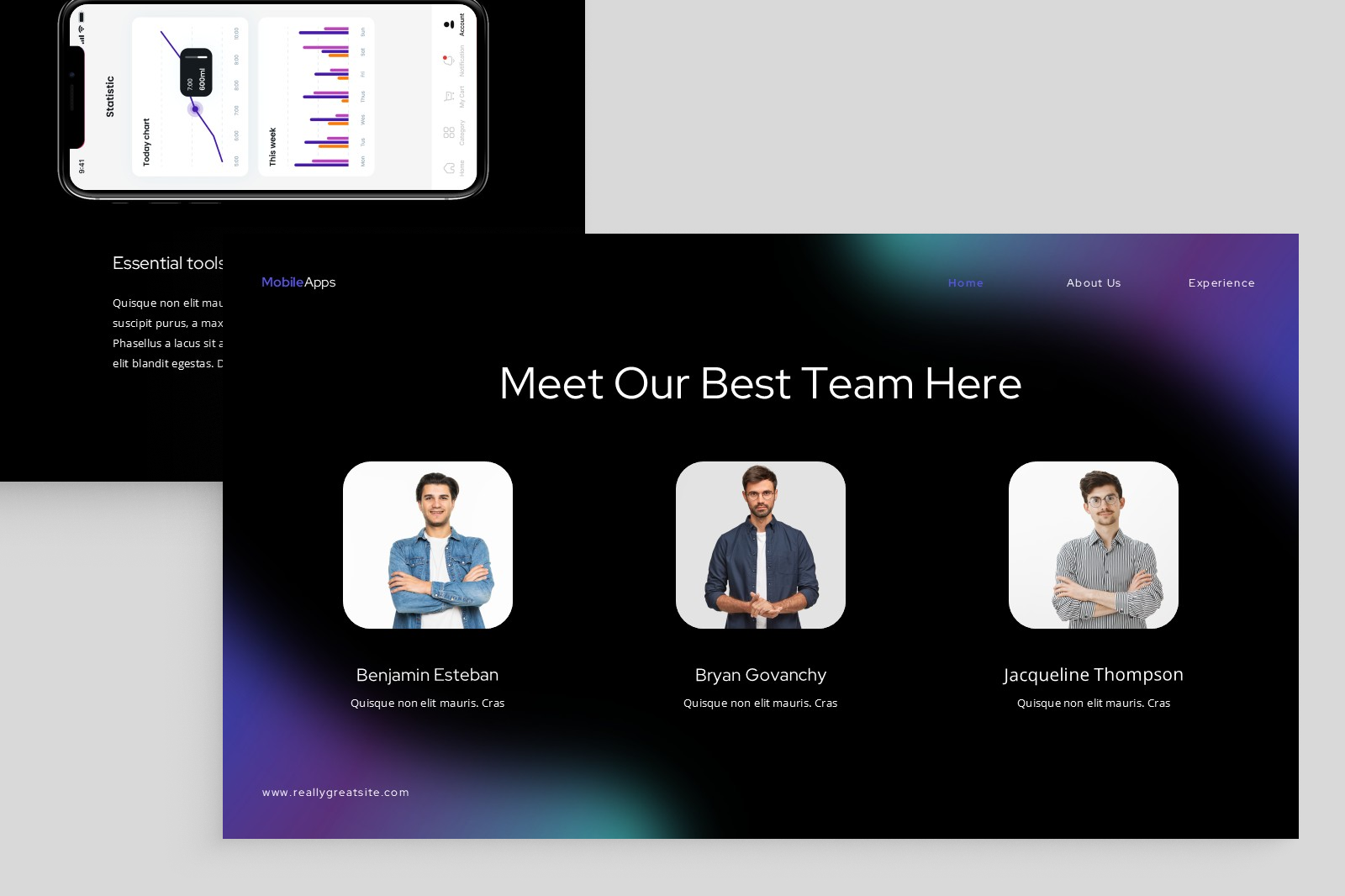 Mobile Apps Presentation, Presentation Templates | GraphicRiver