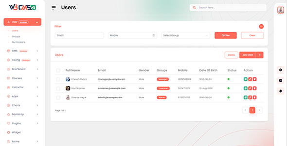 W3CMS - Pre-Build Django CMS Admin + Frontend by DexignZone | ThemeForest