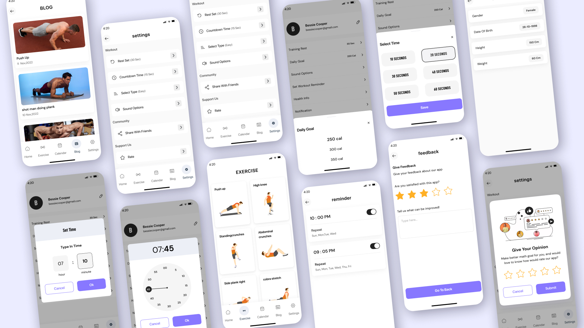 28-Day Home Abs Workout Challenge Full app in Flutter (Android, iOS ...