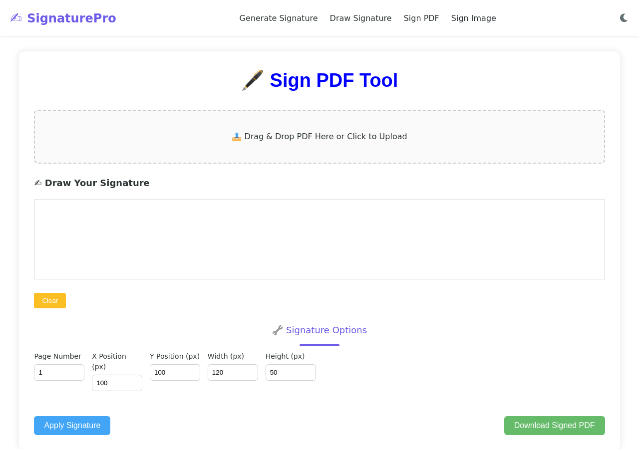 Digital Signature Generator and Document Sign Script by CodesTerra