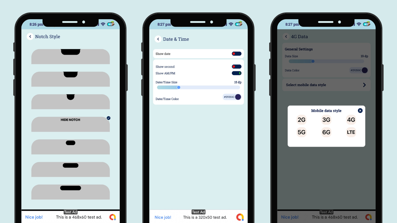 Emoji Battery Status Bar with AdMob Ads Android by MJAppsStudio | CodeCanyon