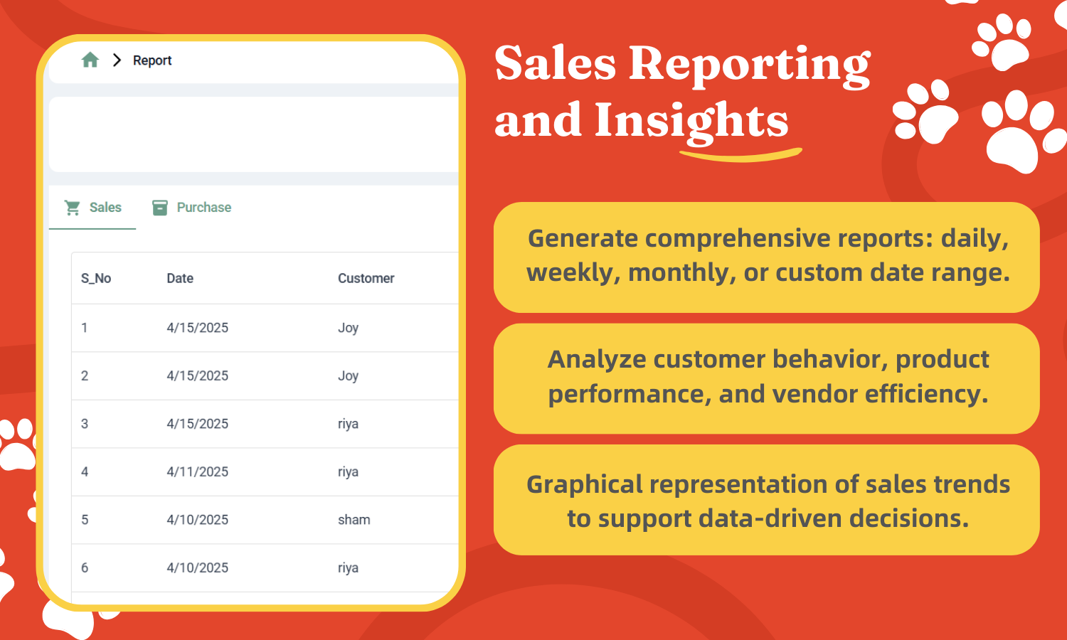 Pet Store Management System | POS System | CRM for Veterinary by samyotech