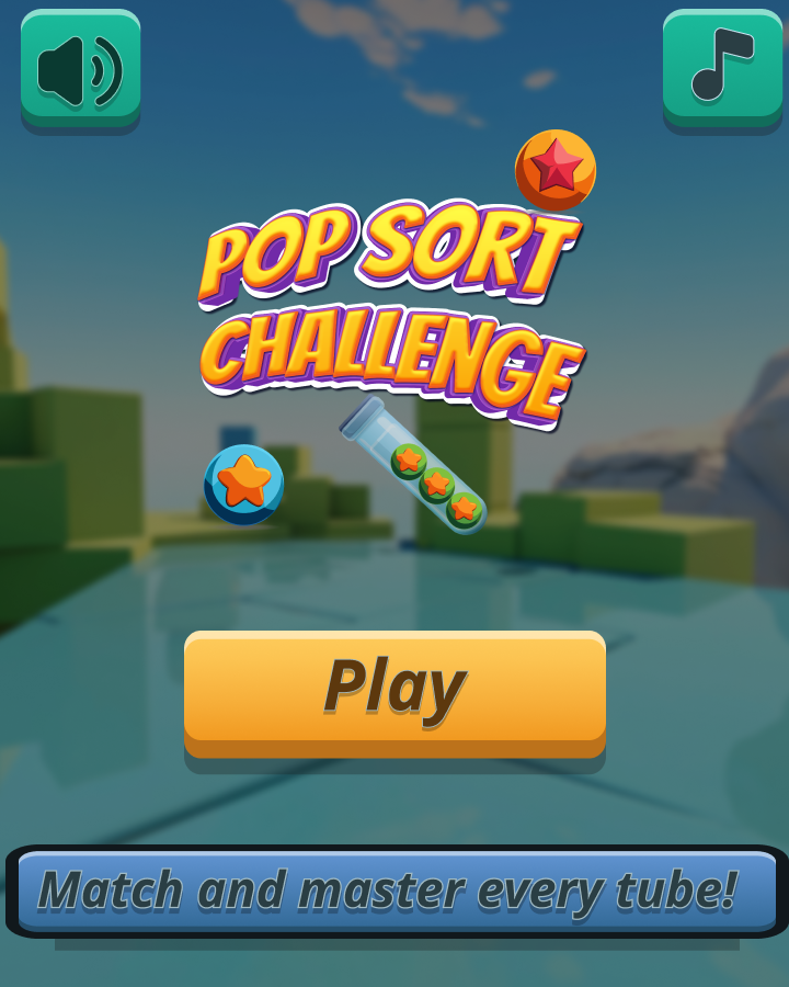 Pop Sort Challenge – HTML5 Puzzle Game by enerjik_tech | CodeCanyon