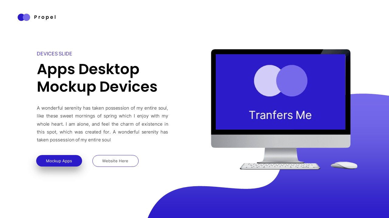 Propel - Mobile App & SAAS PowerPoint Template, Presentation Templates