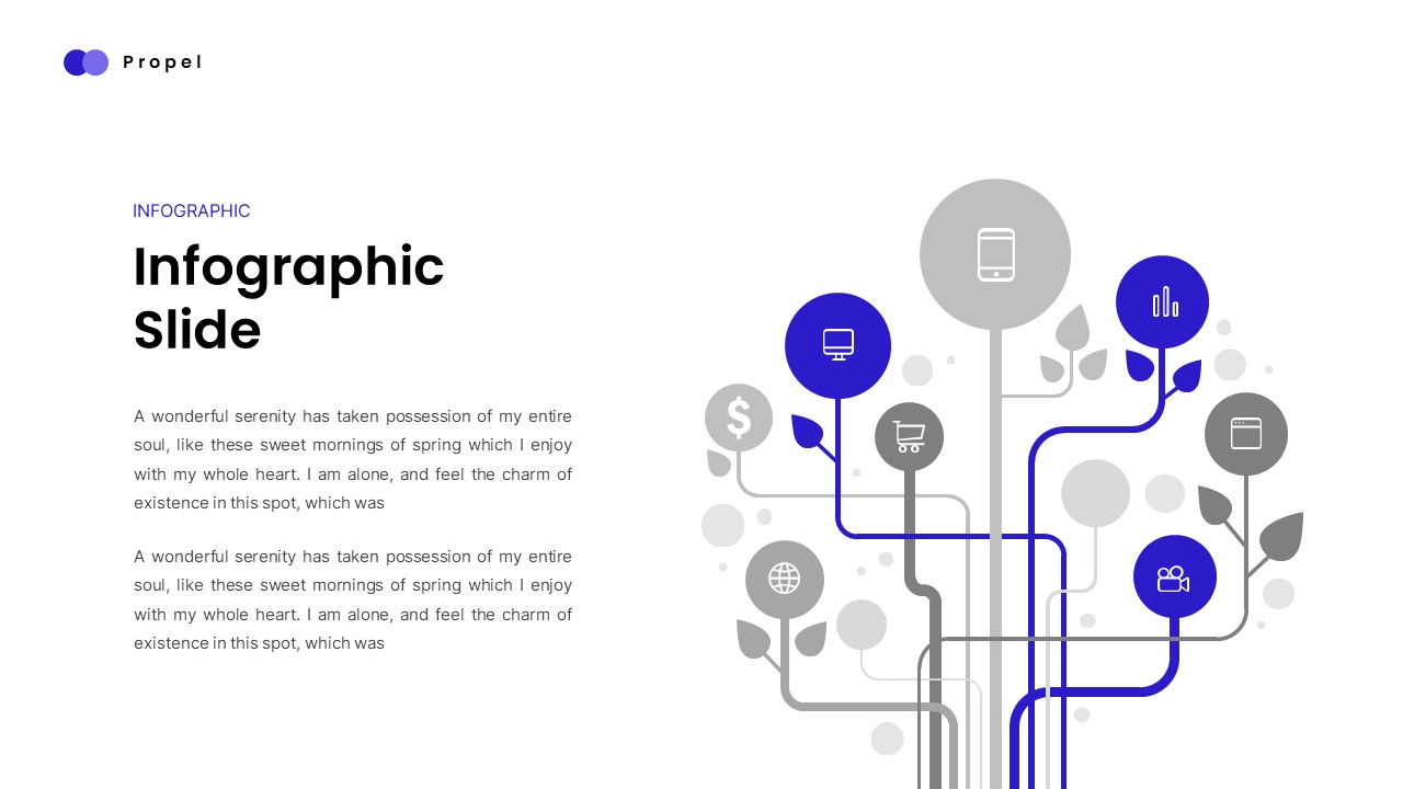 Propel - Mobile App & SAAS PowerPoint Template, Presentation Templates