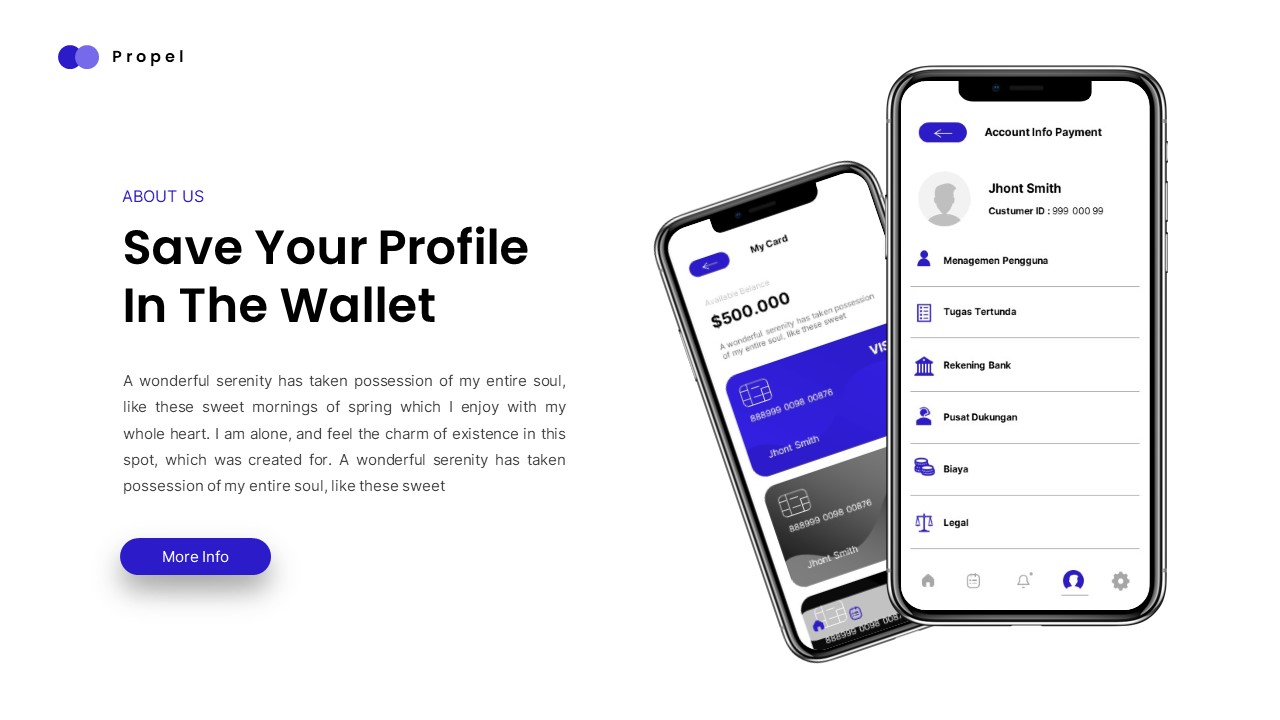 Propel - Mobile App & SAAS PowerPoint Template, Presentation Templates