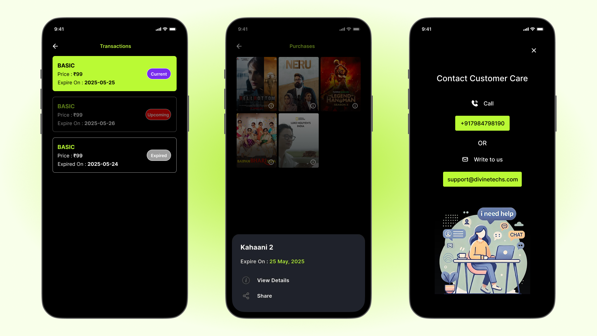 DTLive: Movie, TV Show, OTT, Live TV, Streaming Flutter App (Android ...