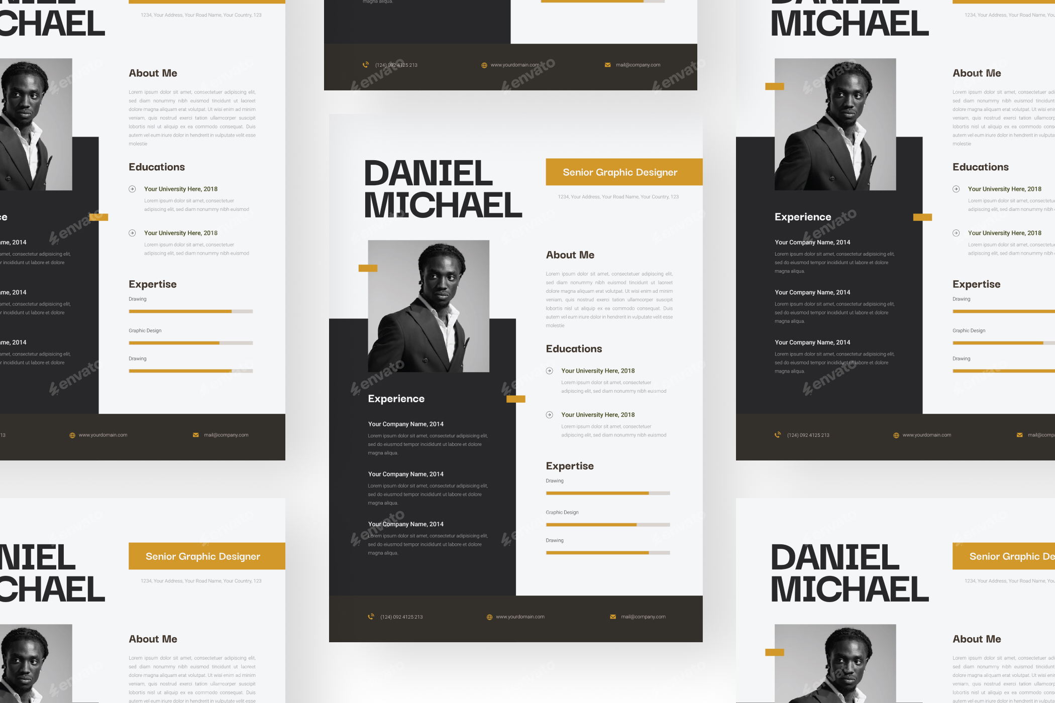 Gold Sign - Resume, Print Templates | GraphicRiver